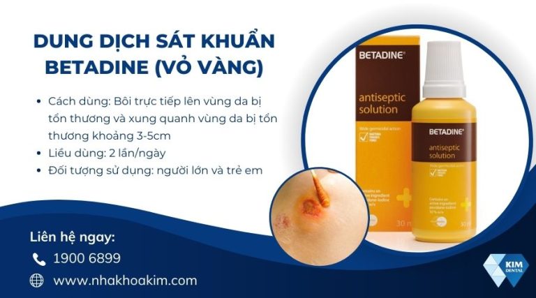 Betadine là gì? Công dụng, phân loại, giá bán hiện nay